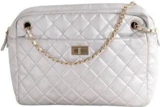 Chanel Sac Bandouli&egrave;re Appareil Photo Pre-owned - Femme - Pre-owned - Gris - Taille: ONE Size