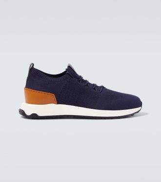 Tod's Sneakers mit Leder