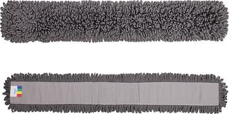 Maya Professioneller Mikrofaser-Wischmopp, 100 cm, hohe Effizienz bei der Nass- und Trockenreinigung, 100 % Mikrofaser