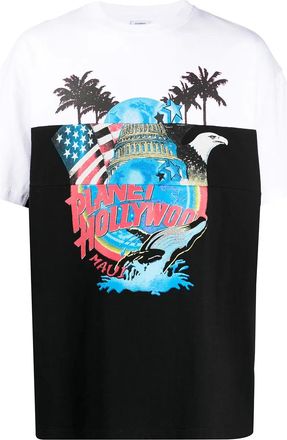 VETEMENTS Planet Hollywood T-Shirt - Wei&szlig;