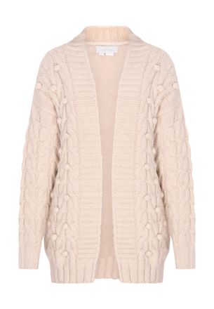 Usha Strickjacke Damen Creme Melange