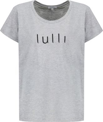 Lulli Tee-shirt Lulli Col Rond Coton Gris