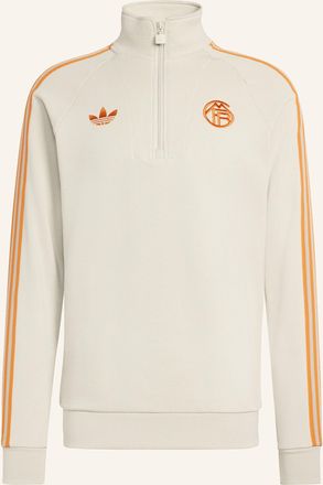 adidas Fc Bayern M&uuml;nchen Originals Top Mit Reissverschluss Bis Zur Brust beige