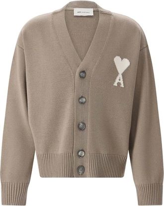 Ami Homme, Pulls, Brun, Taille: XL Cardigan
