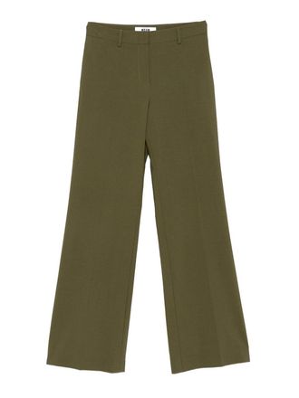 Msgm M. S.G. M. Pantalons Décontractés - Vert