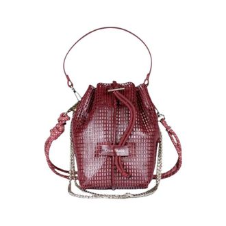 CRAIE STUDIO Bibi Mini Bucket Bag - - Bags - Damen - Rot - ONE SIZE