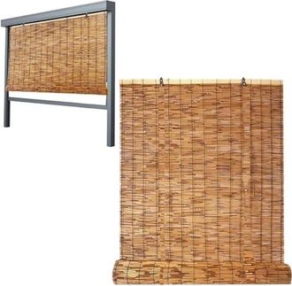 Generic Exterieur Terrasse Bambou Store Enrouleur Rideau De Dintimit&eacute; W 50 70 80 90 100 120 130 150 CM Stores &Agrave; Rouleaux Romains pour Fen&ecirc;tres Et Portes Balco