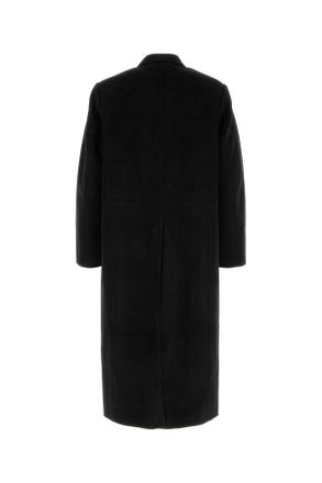 S&eacute;fr Wool Blend Coat - Black