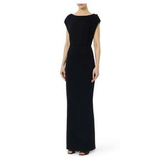Elisabetta Franchi Femme, Robes, Noir, Taille: 40 FR Red Carpet Knit Dress