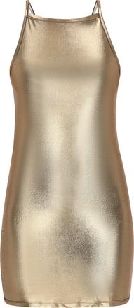 Mymo Kleid Frauen Gold