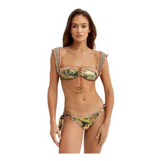 Del Maar Femme, Maillots de bain, Multicolore, Taille: 42 FR Akal Bikini Top