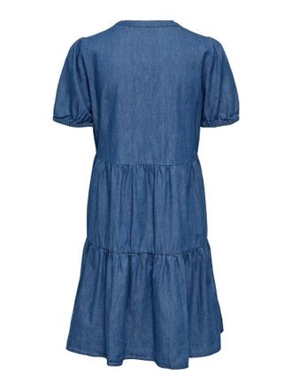 Only Jeanskleid ONLNOVA AZURE (1-tlg) Drapiert/gerafft