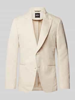 HUGO BOSS Leinensakko mit Paspeltaschen Modell Huge