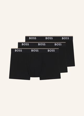 HUGO BOSS 3er-Pack Boxershorts Power schwarz