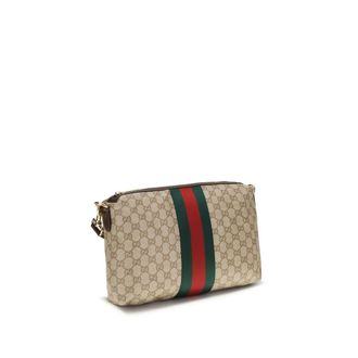 Gucci Mens Beige Cotton Shoulder Bag
