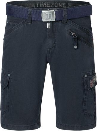 Timezone Herren Cargo Bermuda Shorts Regular RYKERTZ Short Mid Waist Regular Fit, Größe:W 29, Farbe:1202-30056 Washed Ink Blue