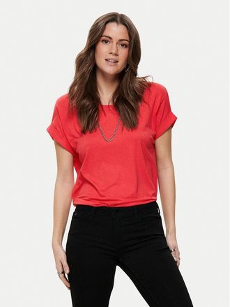 Only T-Shirt Moster 15106662 Rot Regular Fit