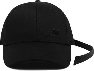 Elisabetta Franchi Femme, Accessoires, Noir, Taille: ONE Size Casquette de baseball en gabardine avec ruban