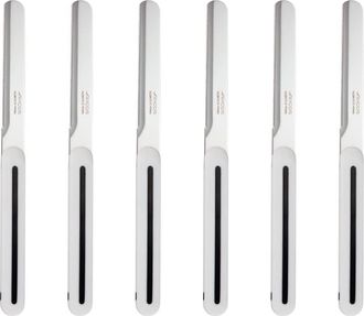 Arcos Tischmesser Set 6-teilig - Edelstahl NITRUM Klinge 100 mm - Robuster Polypropylen Griff - B-Line Serie - Perfekt für Frühstück und Mahlzeiten