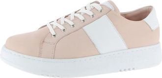 Andrea Conti Femme Damen Low Top Sneaker Basket, Rose Blanc, 39 EU