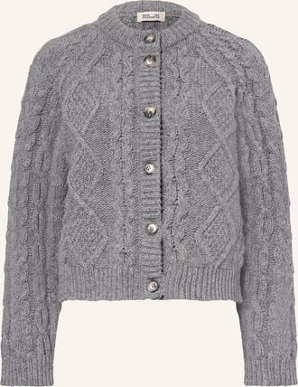 Baum Und Pferdgarten Baum Und Pferdgarten Strickjacke Chleo Aus Merinowolle grau