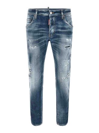 Dsquared2 Jean Droit - Bleu