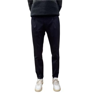 BRIGLIA 1949 Pantalone aus technischem Winterstoff - - Trousers - Herren - Blau - 2XL