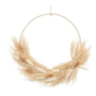 Atmosphera Atmosphera - Kranz aus Trockenblumen - D34 cm - Beige 1