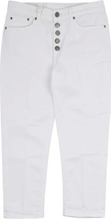Dondup Femme, Jeans, Blanc, Taille: W31 Cropped Jeans