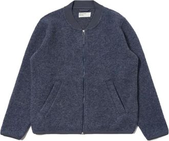 Universal Works Homme, Vestes, Bleu, Taille: S Veste bomber zippée