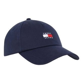 Tommy Jeans Female TJW Heritage Core 5-Panel Cap AW0AW16991, Rot (Dark Night Navy), Einheitsgr&ouml;&szlig;e, Rot (Dark Night Navy), Einheitsgr&ouml;&szlig;e