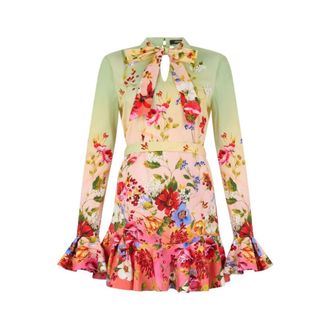 Roberto Cavalli Miami Print Mini Kleid - - Dresses - Damen - Mehrfarbig - L