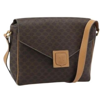 Celine Sac bandouli&egrave;re vintage doccasion - Femme - Pre-owned - Brun - Taille: ONE Size