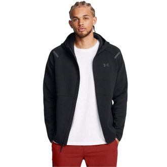 Under Armour Unstoppable Hoodie mit durchgehendem Rei&szlig;verschluss f&uuml;r Herren (Schwarz)
