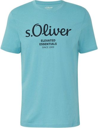 s.Oliver T-Shirt Herren T-Shirt 4er Pack Baumwolle Logo T-Shirt (Packung, 4er Pack)
