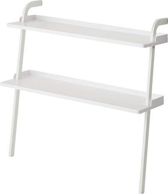 Yamazaki Tableware 5045 Frame Kids Leaning Shoe Rack, White, Steel/ABS Resin/Silicone, 50 x 22 x 48 cm