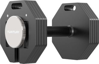 Tunturi New Fitness Rapid Verstellbare Hantel - Einzelsatz 20 kg - Verstellbar von 4 bis 20 kg - 9 Hanteln in einem - Gewichtset f&uuml;r das Homegym