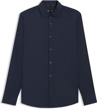 BOSS Hommes P-HANK-kent-C1-222 Chemise Slim en Twill Stretch performant