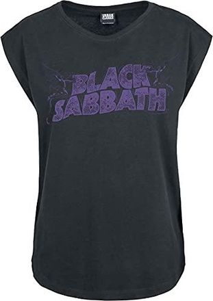 Black Sabbath Lord of This World Femme T-Shirt Manches Courtes Noir L 100% Coton Large