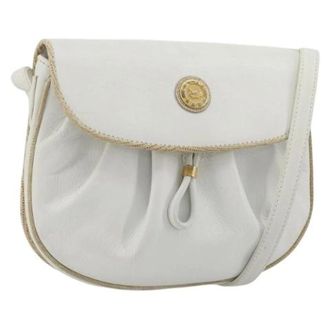 Celine Sac bandouli&egrave;re vintage doccasion - Femme - Pre-owned - Blanc - Taille: ONE Size