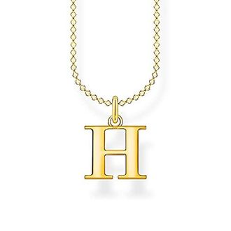 Thomas Sabo Collier en argent doré lettre H KE2017-413-39