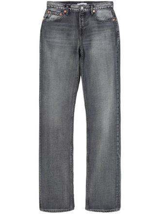 Re/Done Gerade Easy Jeans - Grau