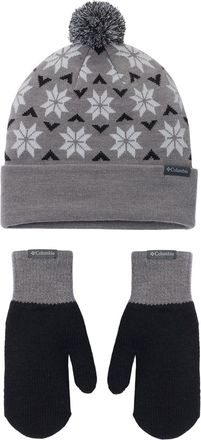 Columbia Set M&uuml;tze und Handschuhe Columbia Snowflake 2180781 Dunkelgrau