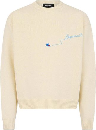 Dsquared2 Pull Col Rond - Multicolore