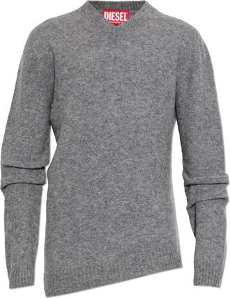 Diesel K-Andie Pullover - - Knitwear - Herren - Grau - M