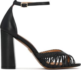 Kazar Femme, Chaussures, Noir, Taille: 38 EU Sandales noires Kazar avec tige tress&eacute;e