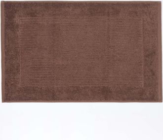 Homescapes Frottee Badvorleger Imperial 50 x 80 cm Schokolade, Duschvorleger aus 100% Baumwolle in Hotel Qualität