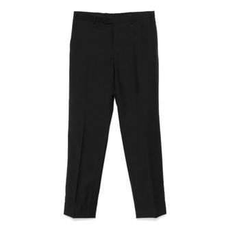 Brioni Schwarze Wollmischungshose K&ouml;perbindung - - Trousers - Herren - Schwarzk - M