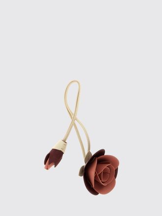 Furla Porte-cl&eacute;s en cuir bicolore en forme de fleur