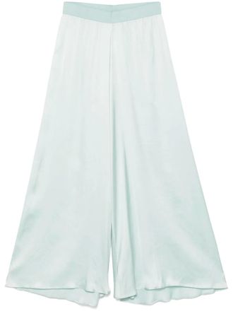 Merci pantalon en satin - Bleu